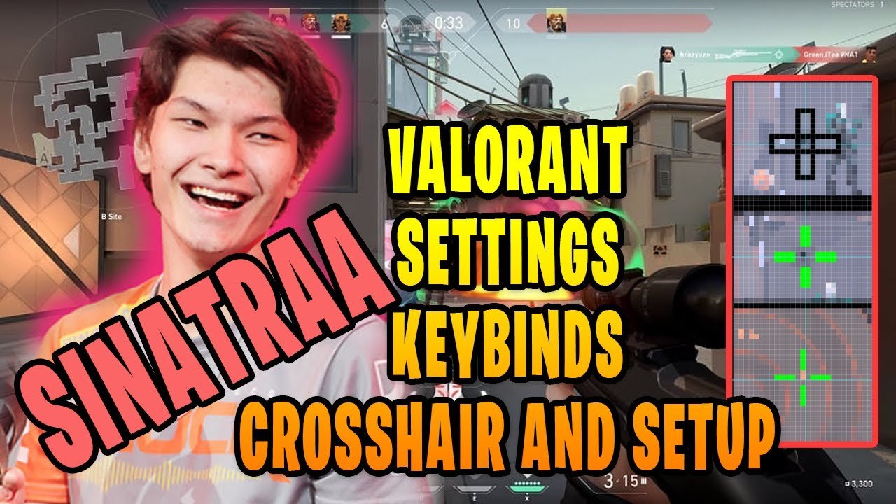 Sinatraa Valorant Settings: Crosshair, Sensitivity, Keybinds, Equipment ...